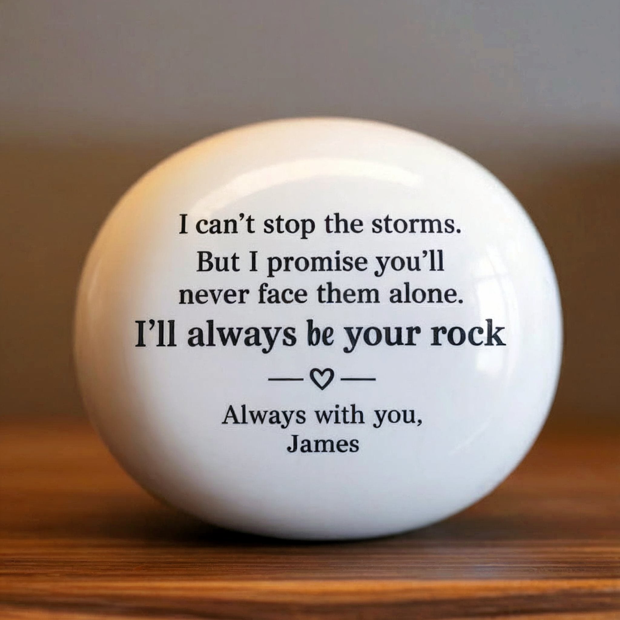 I'll always be your rock - Custom Gift - UniqueThoughtful